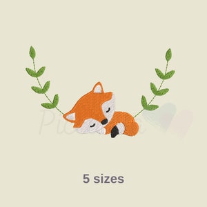 Fox Embroidery Design / Mini Fox Embroidery Design / Baby Fox ...