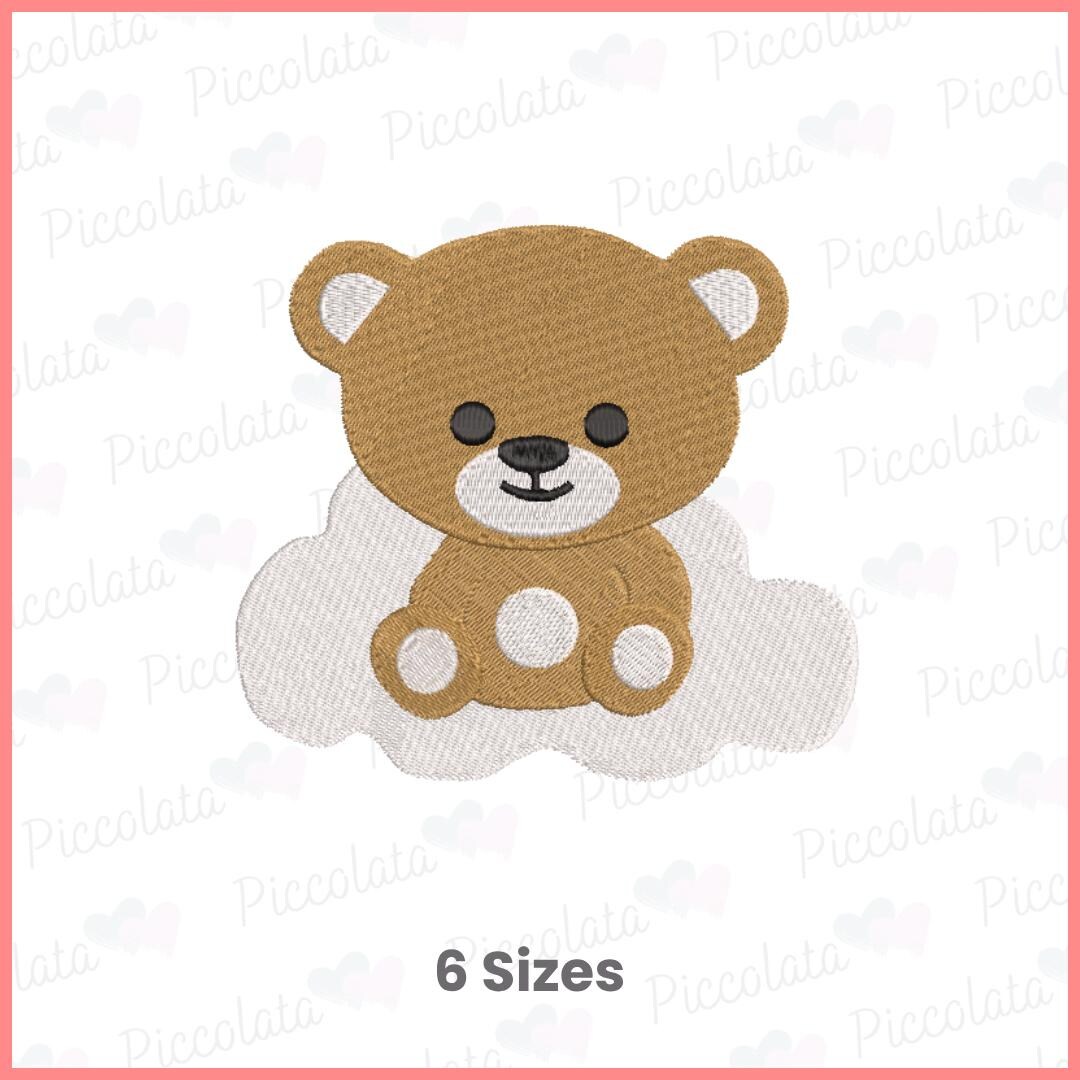 Teddy Bear Cloud Embroidery Design | Baby Machine Embroidery Pattern ...