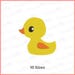 Mini Duck Embroidery Design, Machine Embroidery File (digital Download ...