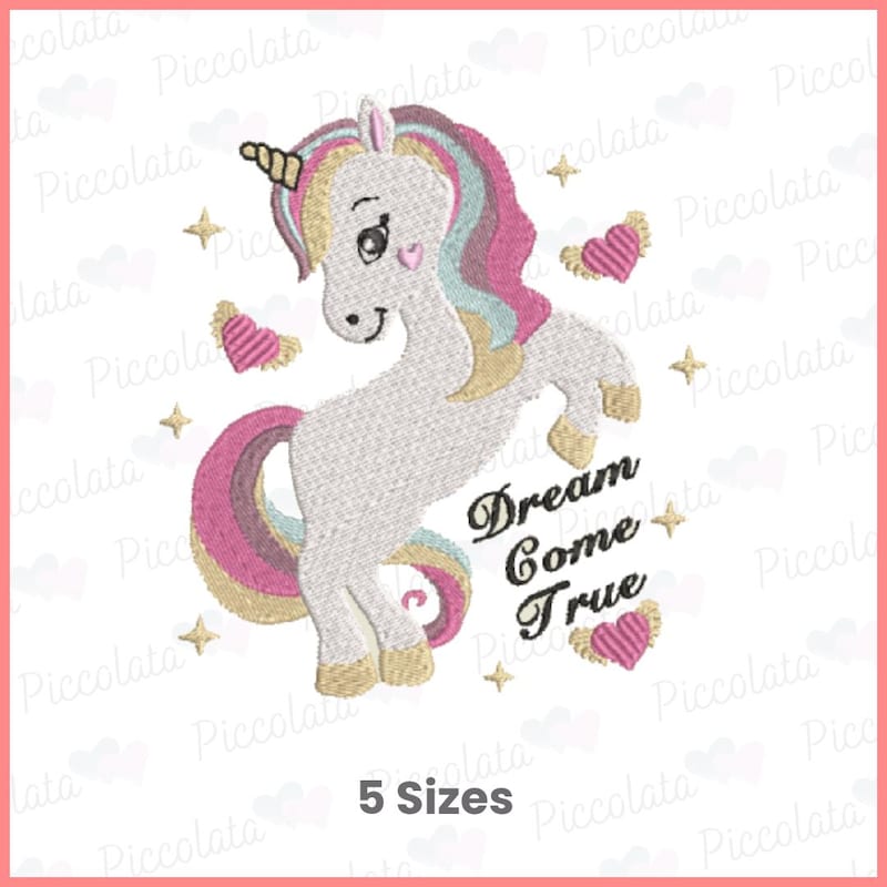 Unicorn Embroidery - Etsy