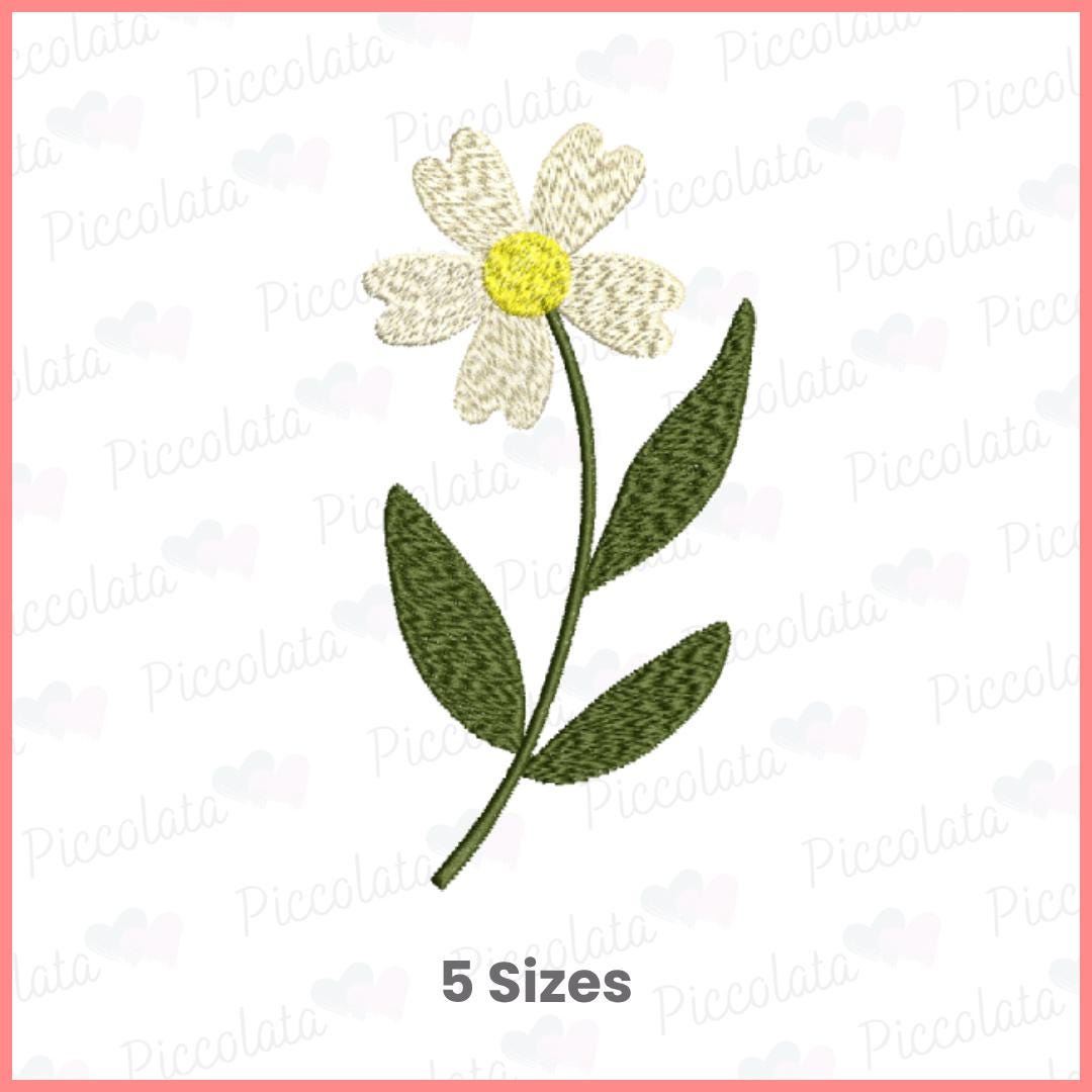 Wildflower Daisy Embroidery Design | Beautiful Floral Pattern | Instant Download - Etsy