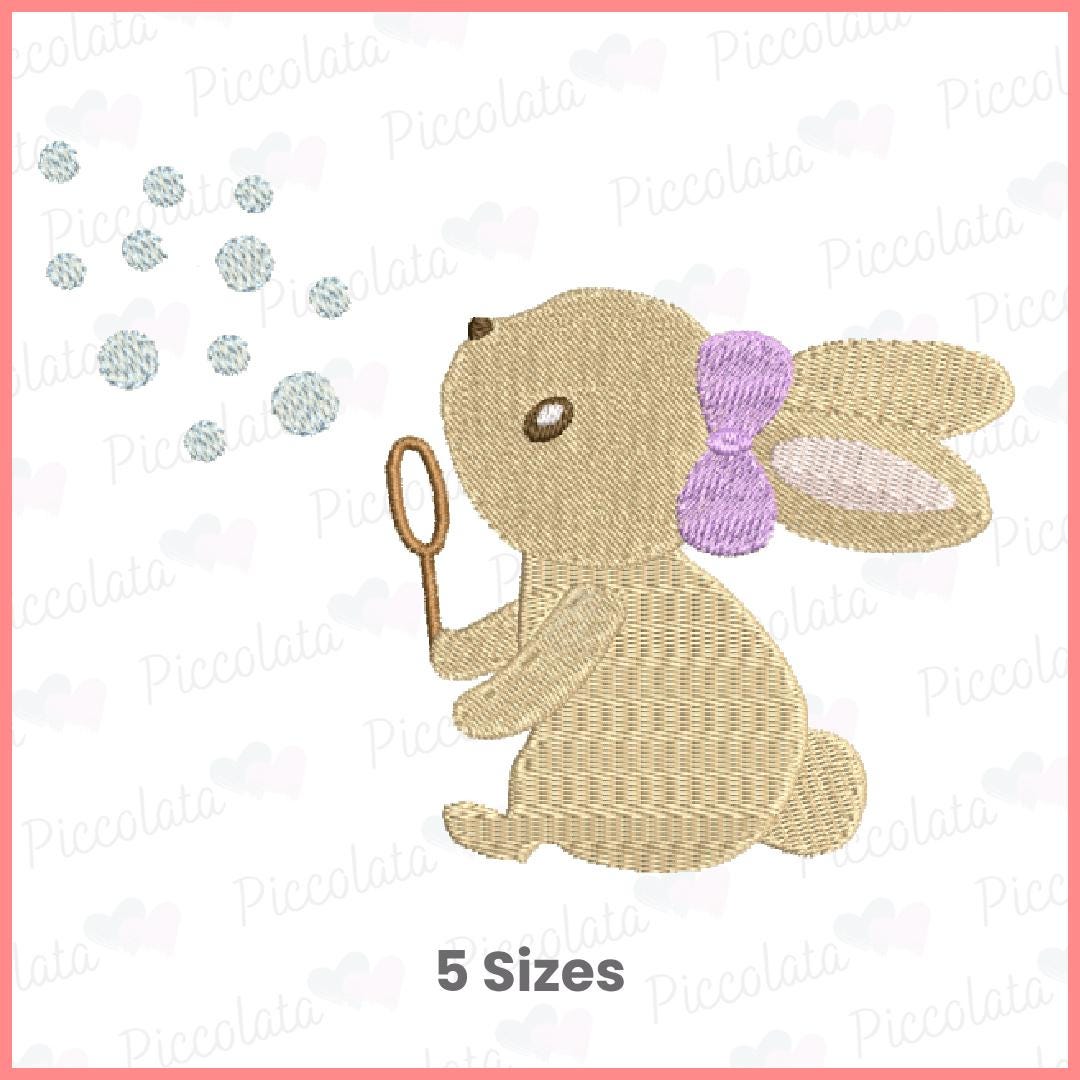 Rabbit Embroidery Design / Little Rabbit Embroidery Design Baby ...