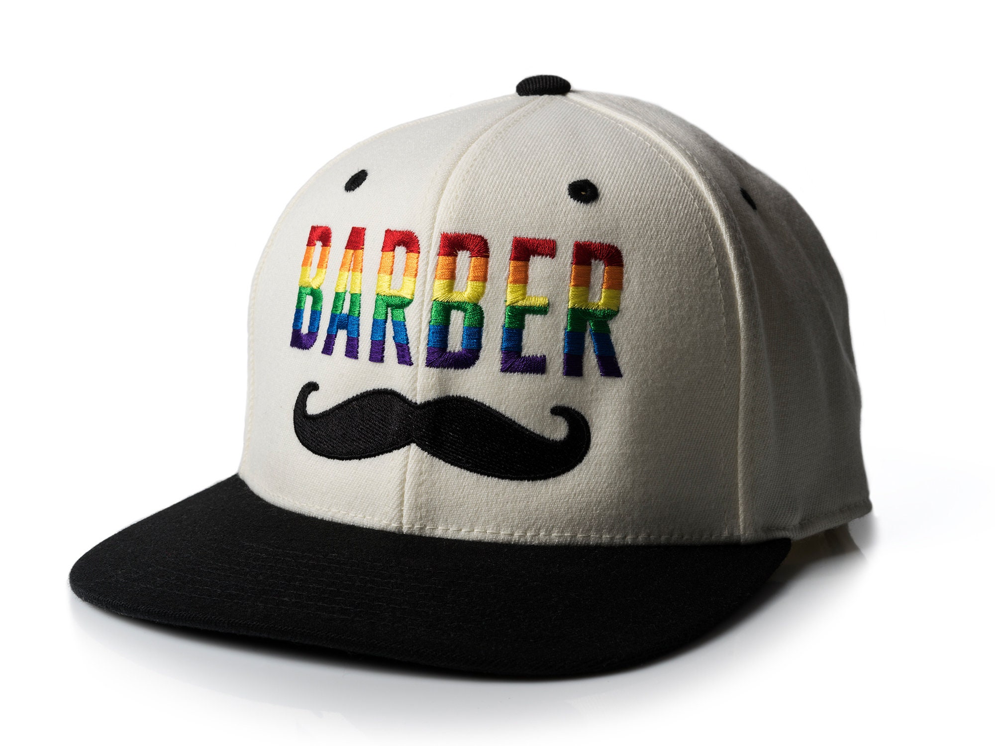 Barber Rainbow Snapback Hat for Men & Women - Etsy