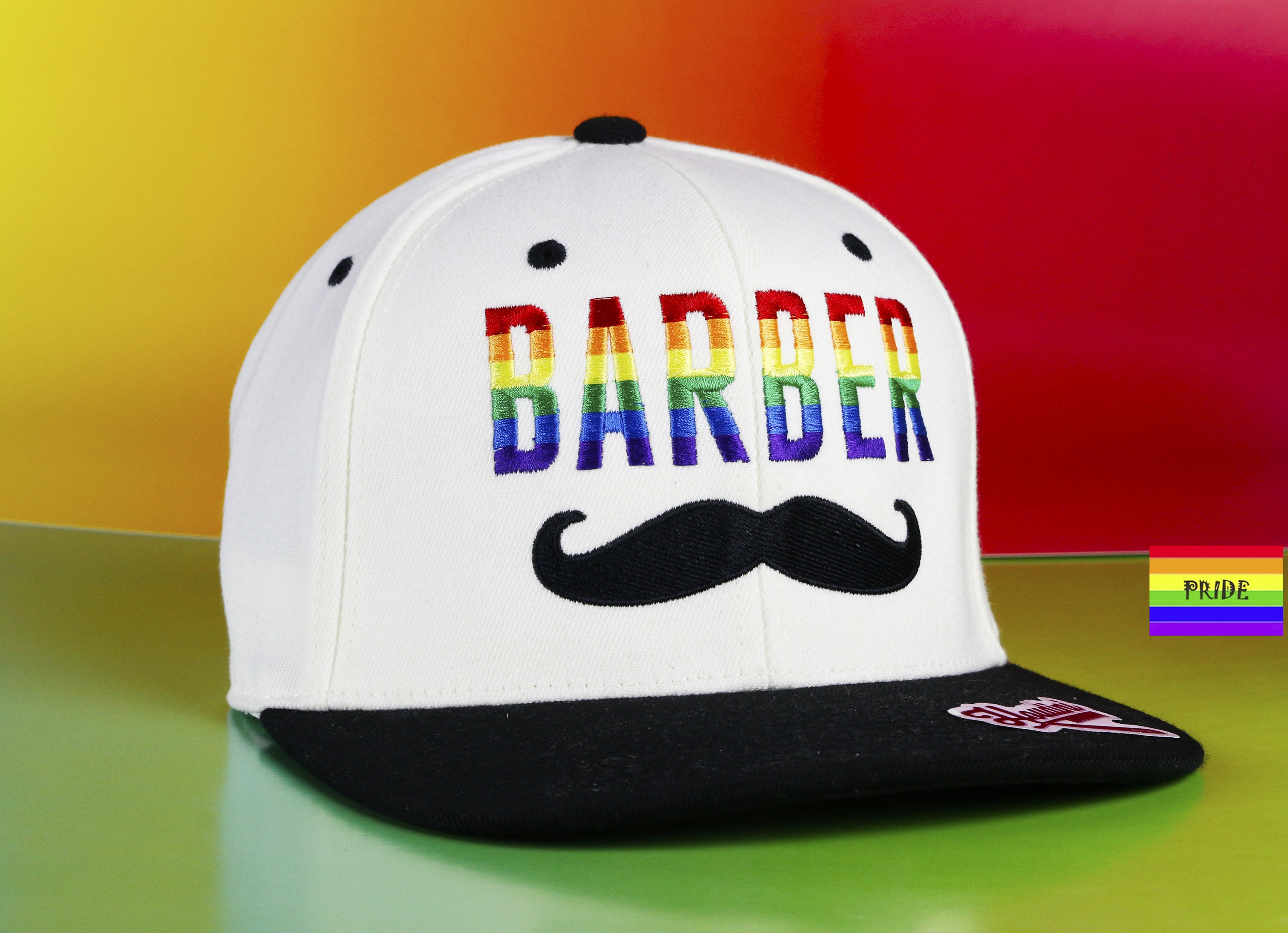 Barber Rainbow Snapback Hat for Men & Women - Etsy