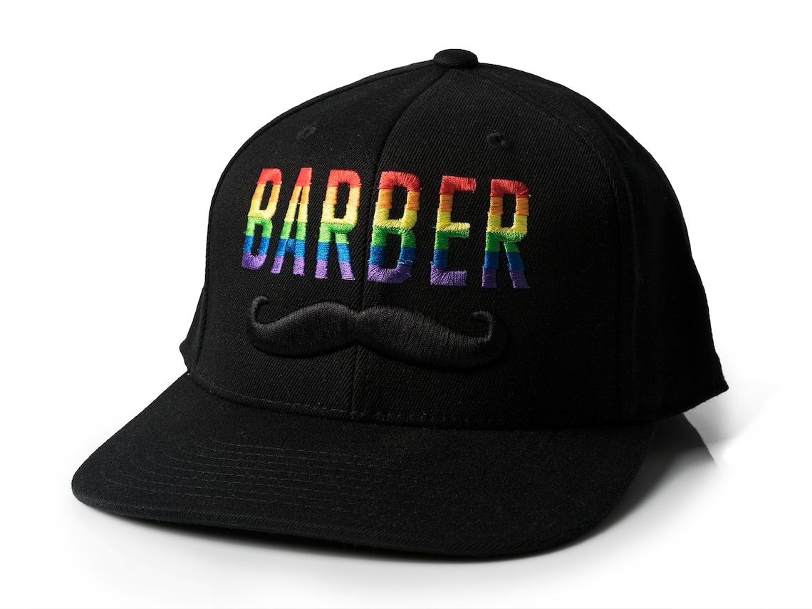 Barber Rainbow Snapback Hat for Men & Women - Etsy