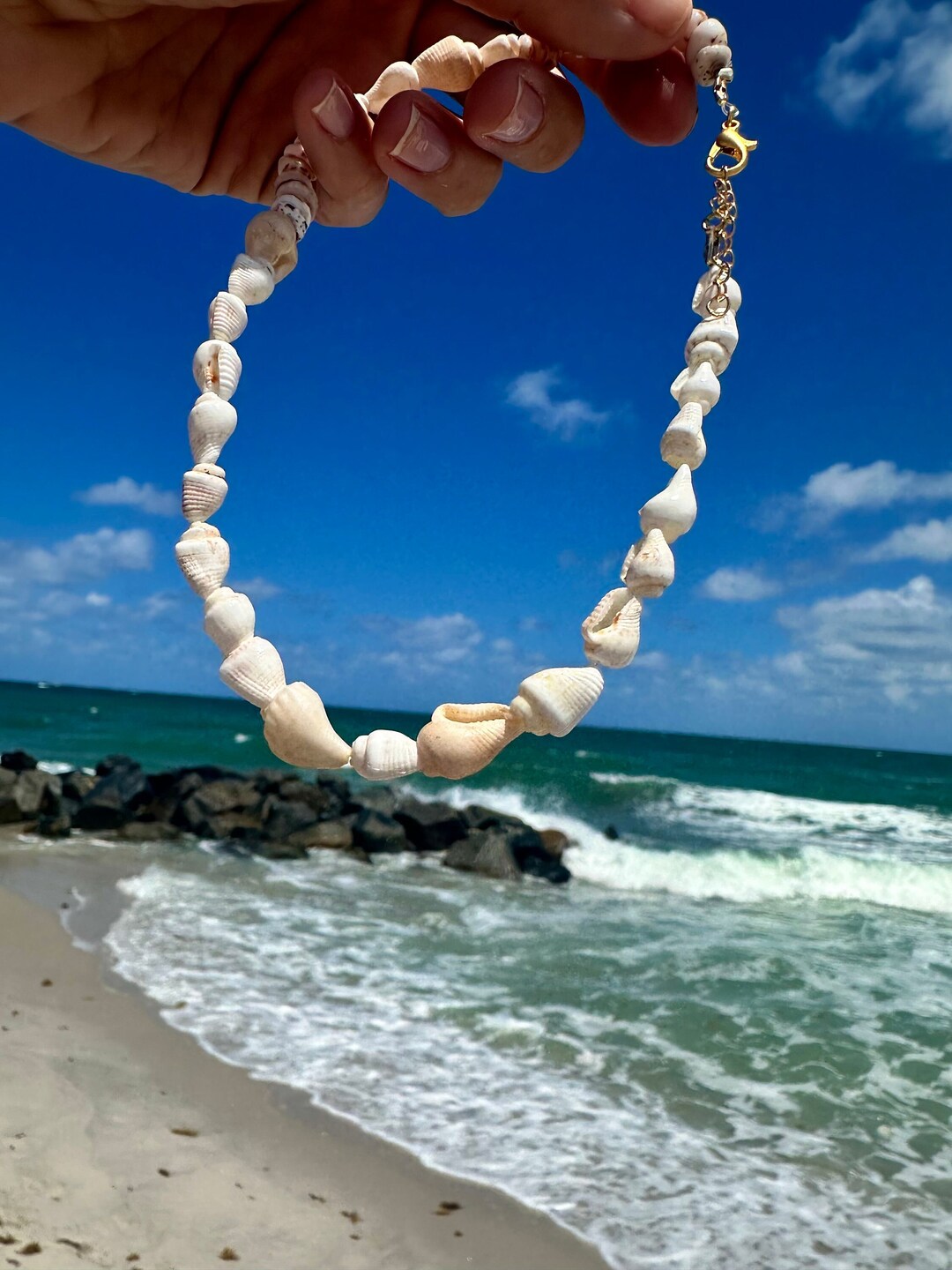 Nassau Mermaid - Hawaiian Seashells, Seashell Choker Necklace, Surfer ...