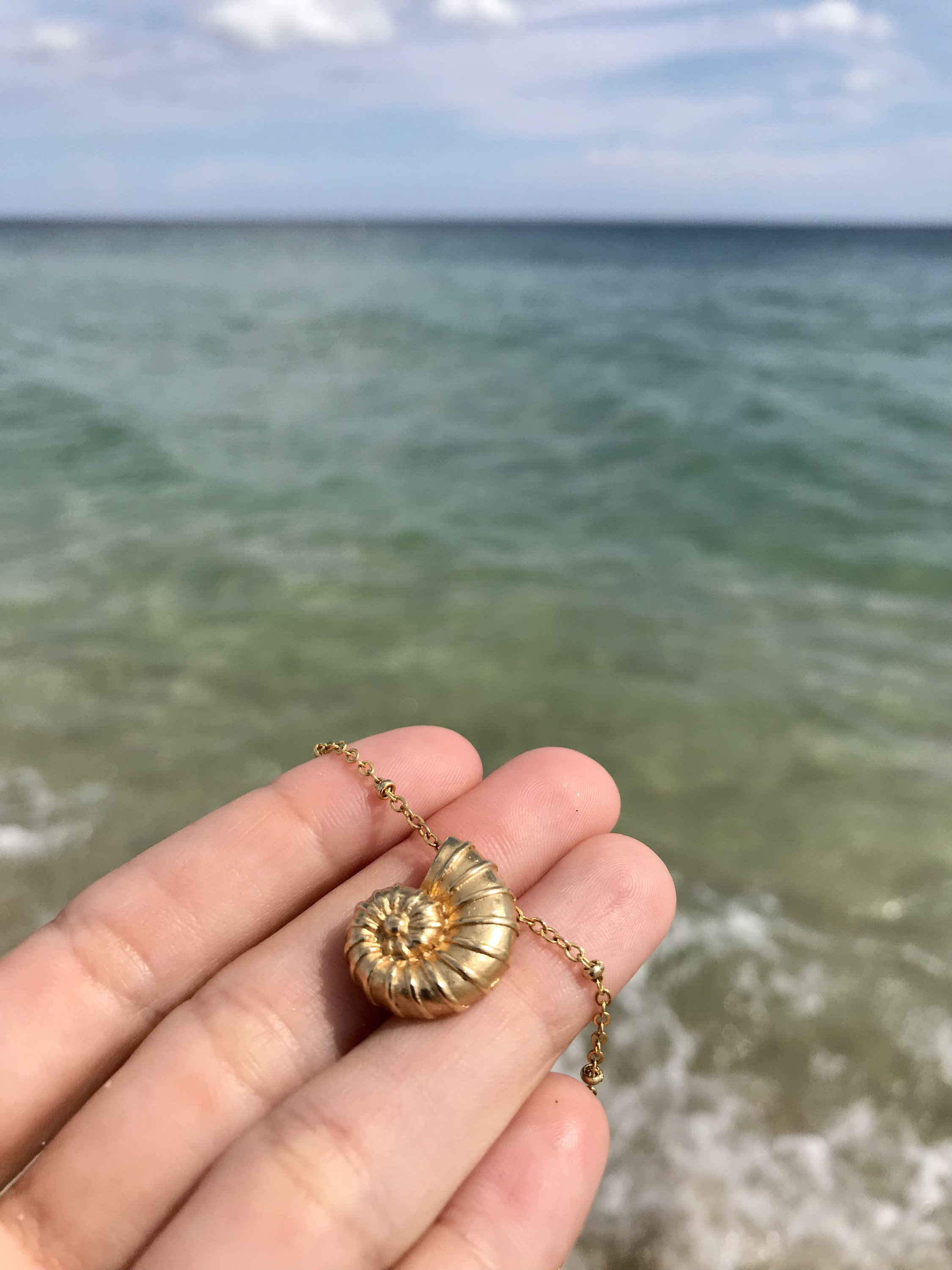 Sun Goddess - Gorgeous High Quality Seashell Necklace, Ocean Necklace ...