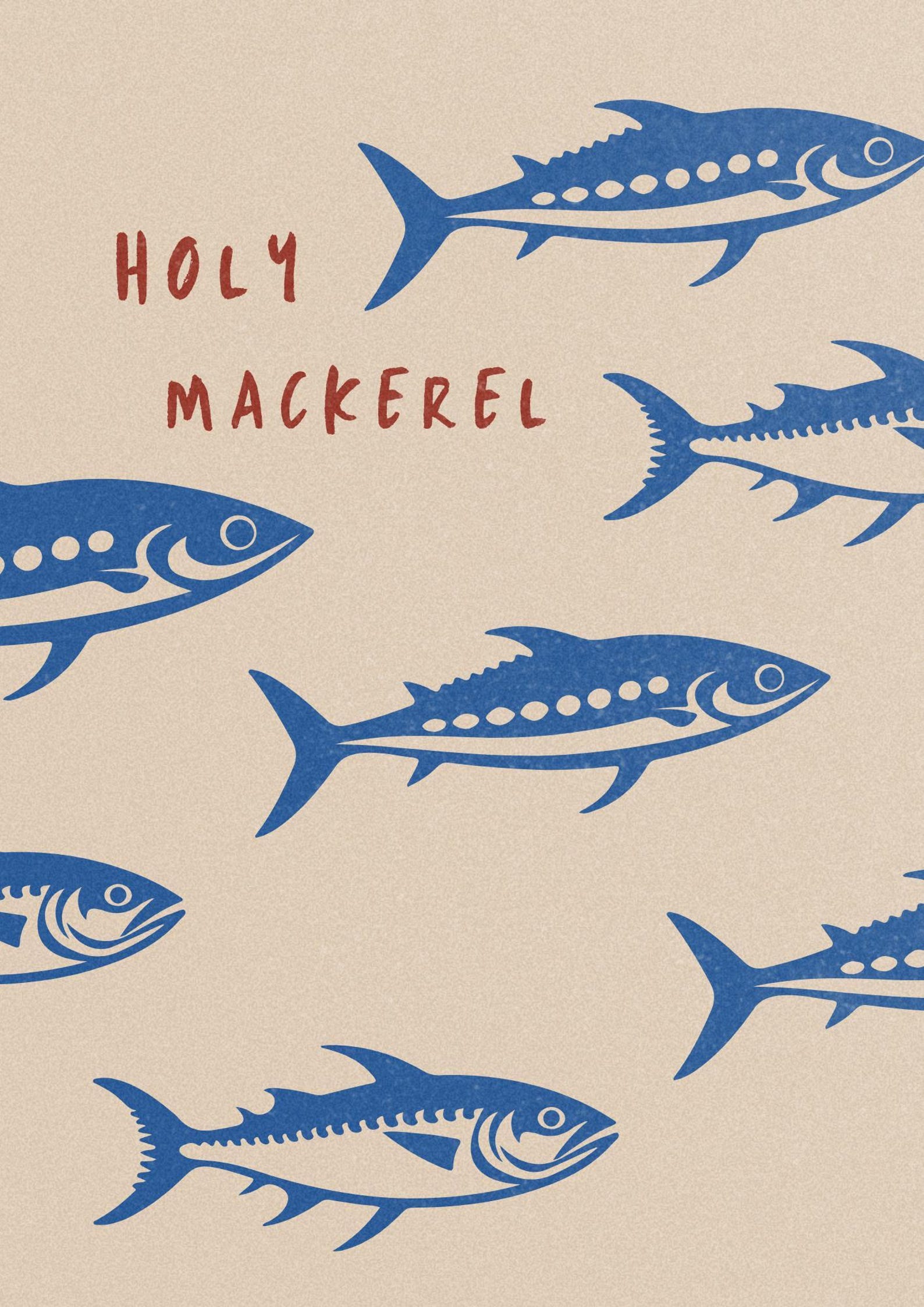 Holy Mackerel – Printable Wall Art | Nautical Digital Download ...