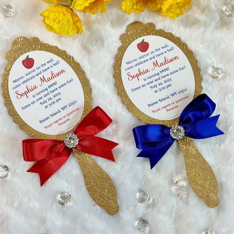 Mirror Invitation - Etsy