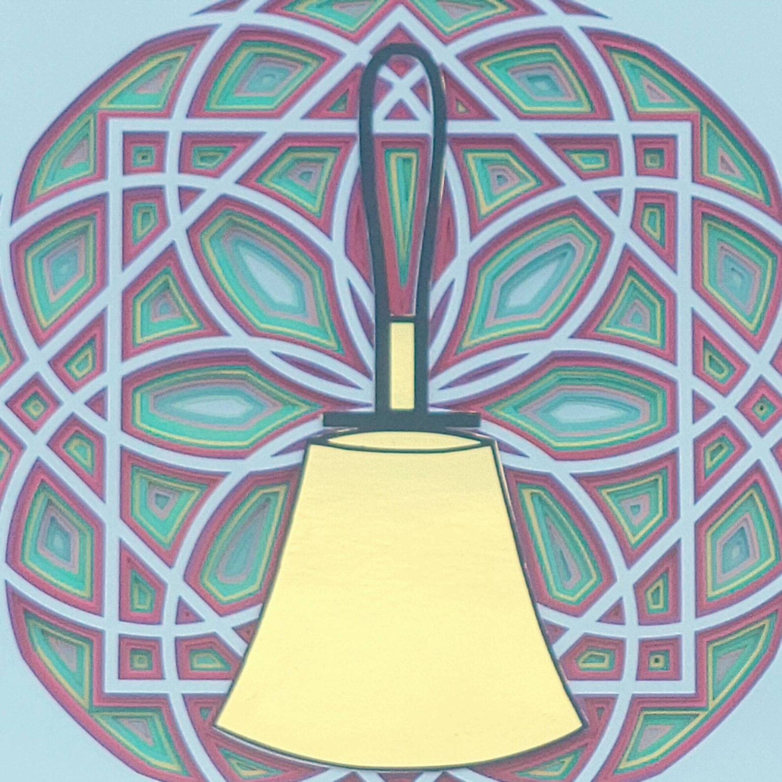 Handbell 3D Layered Mandala SVG Cut File - 12 Inch - Etsy