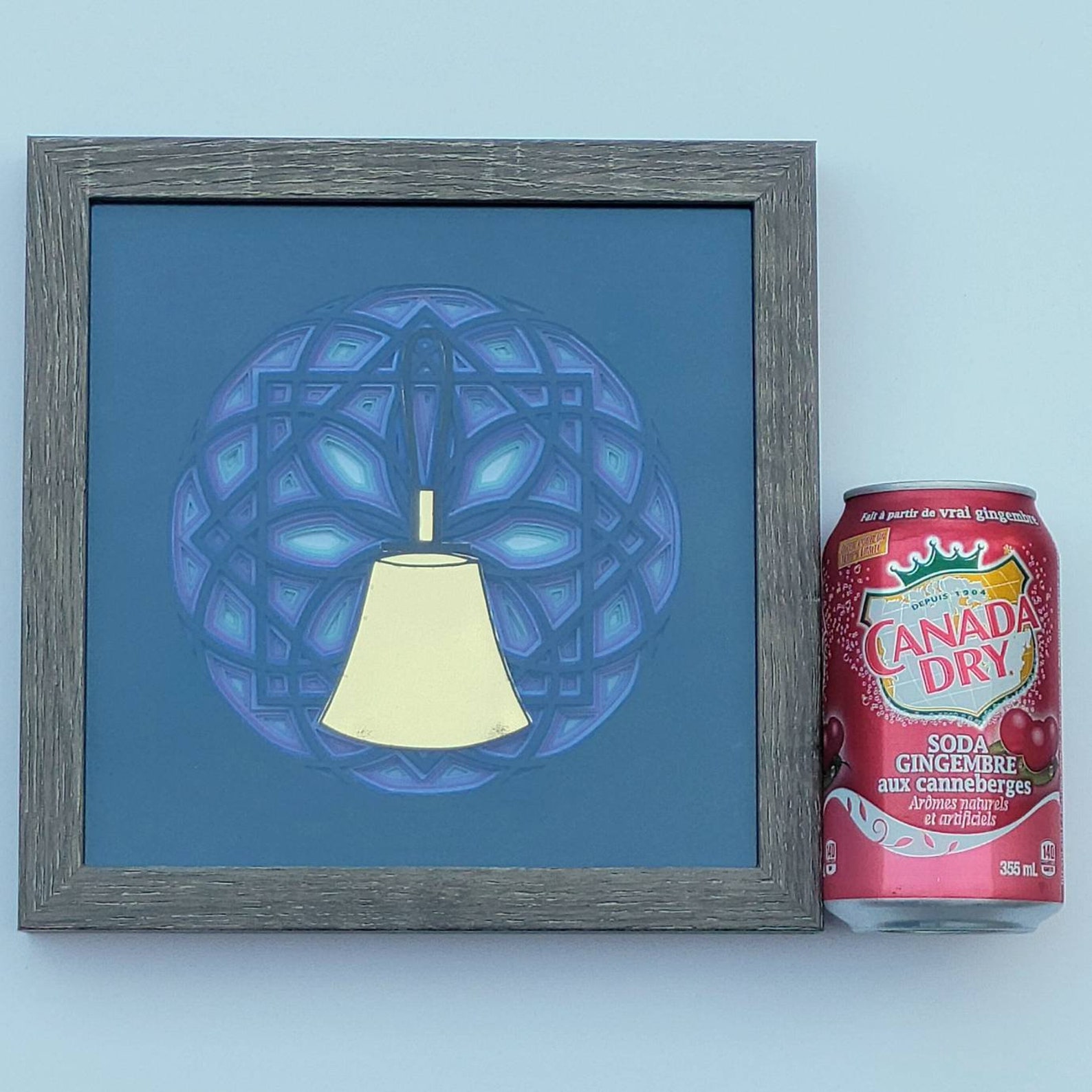 Handbell 3D Layered Mandala SVG Cut File - 8 Inches - Etsy