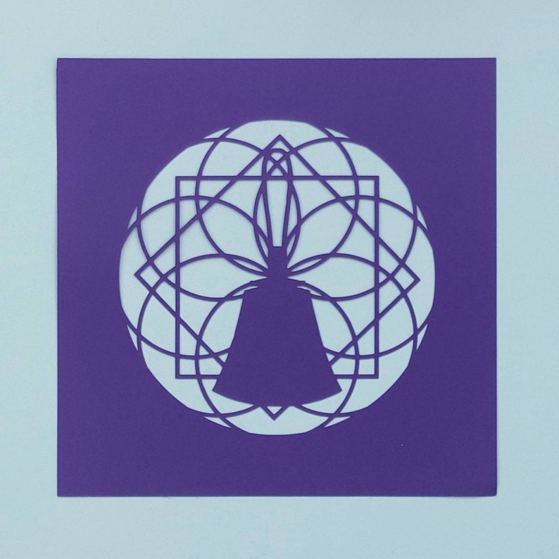 Handbell 3D Layered Mandala SVG Cut File - 12 Inch - Etsy