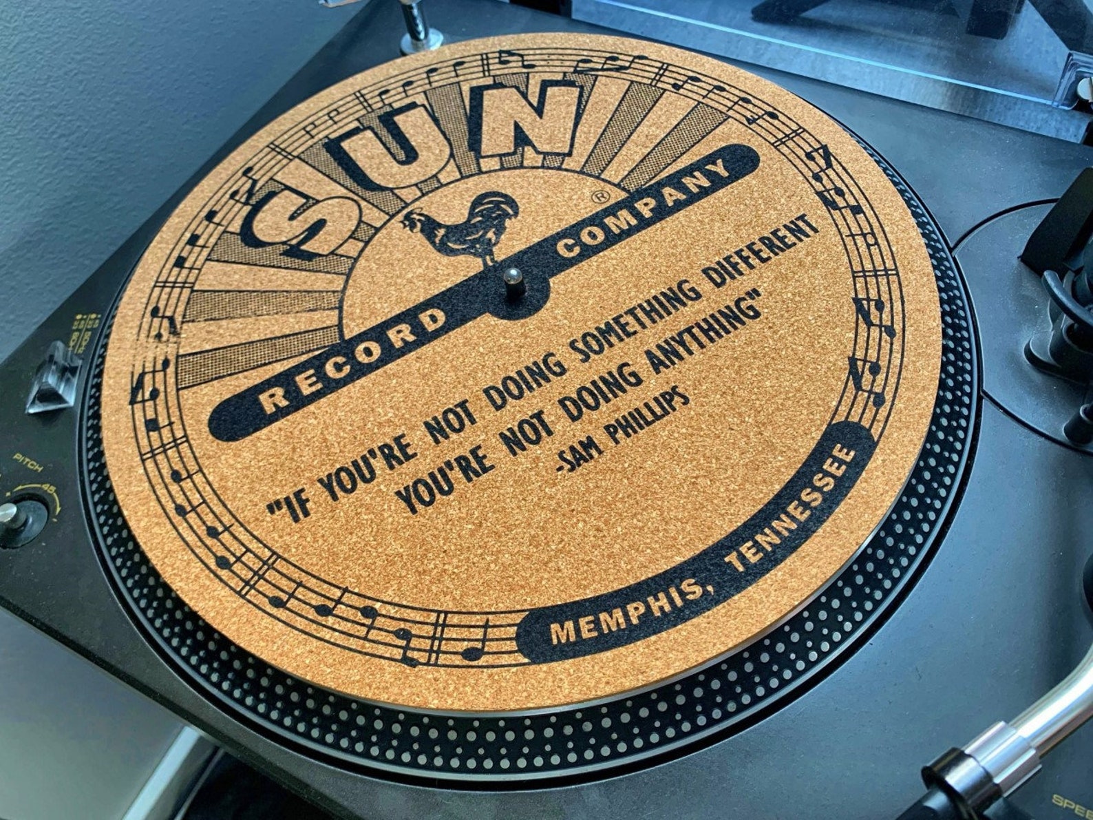 Quercus Suber Cork Turntable Slip Mat Vinyl Record Sun - Etsy