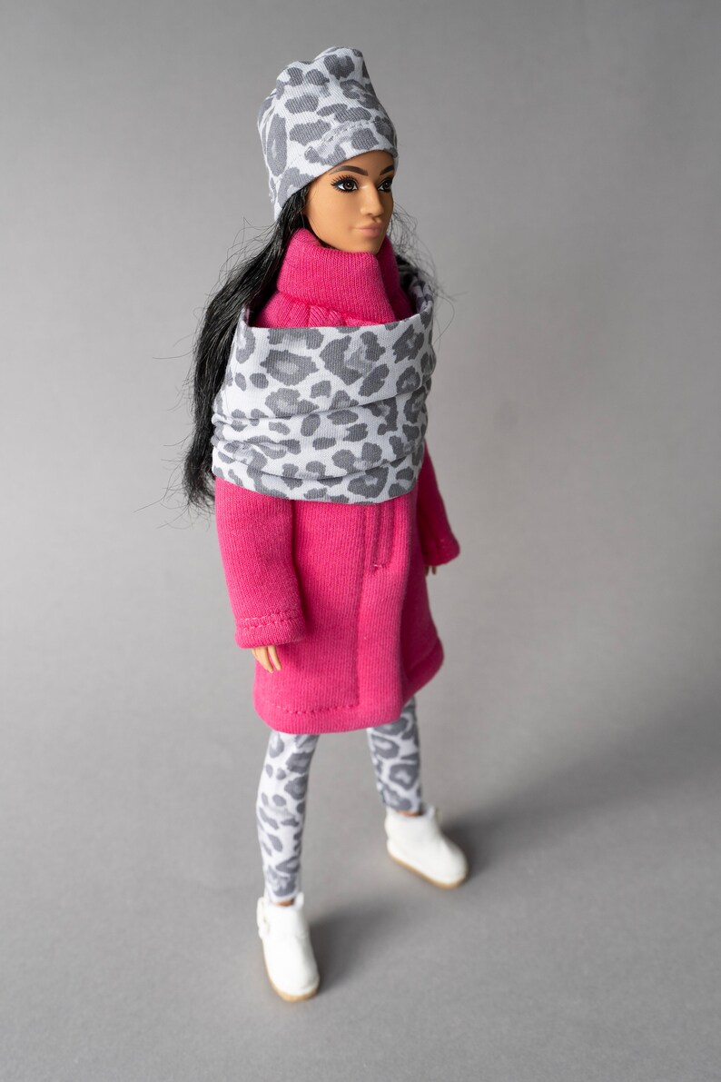 Toys Barbie clothes set 4 in 1 Barbie doll clothes Jacket Pants Hat ...