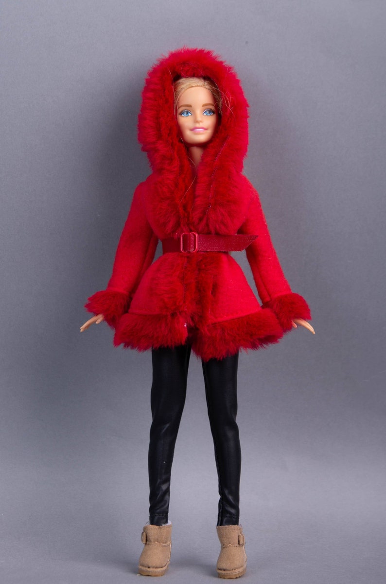 Barbie Clothes Barbie Winter Coat Barbie Jacket Barbie Etsy