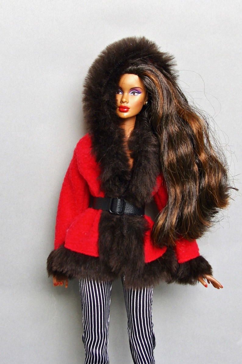 Barbie Clothes Barbie Winter Coat Barbie Jacket Barbie Etsy