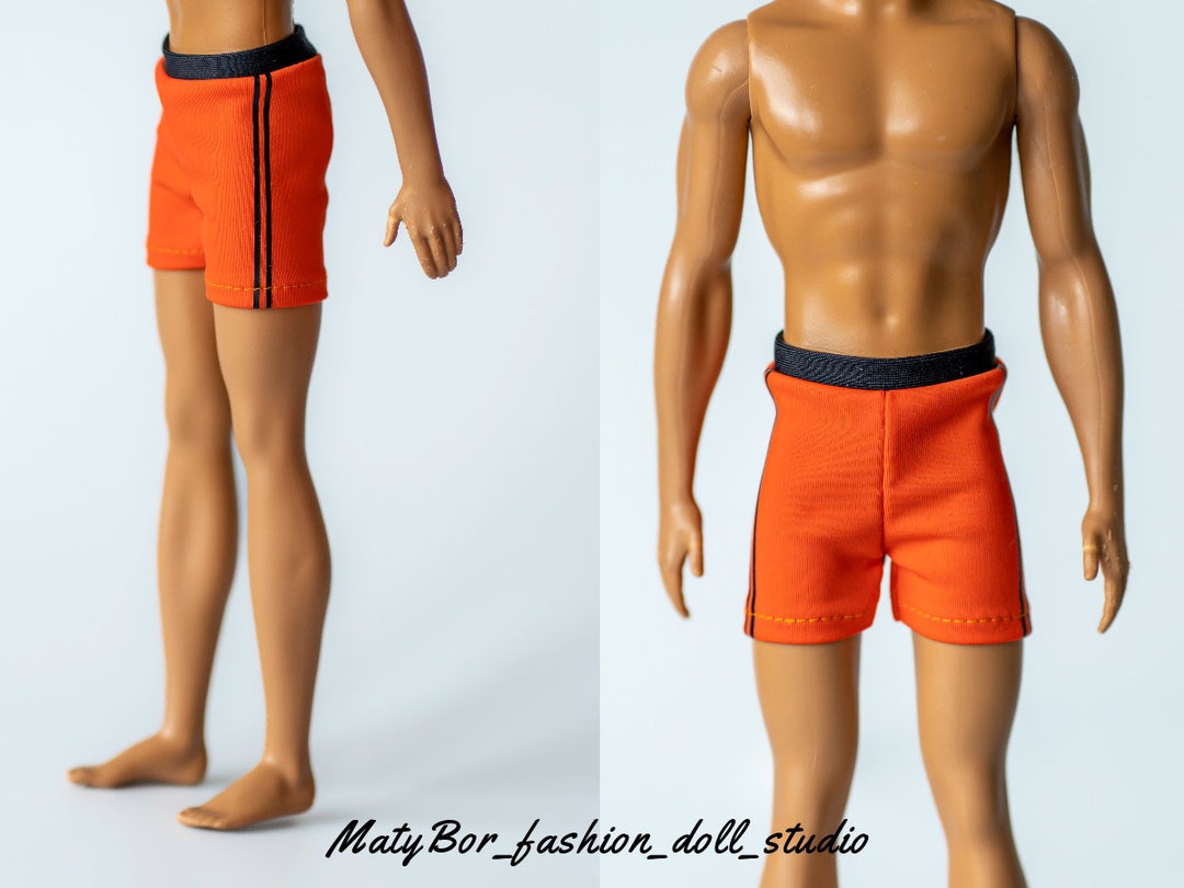Clothes for Doll - Shorts - Panty - Trunks - Underwear for Male Doll ...