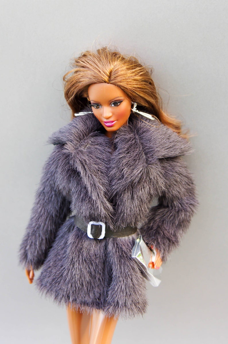 Barbie Clothes Barbie Winter Coat Jacket Barbie Doll Etsy