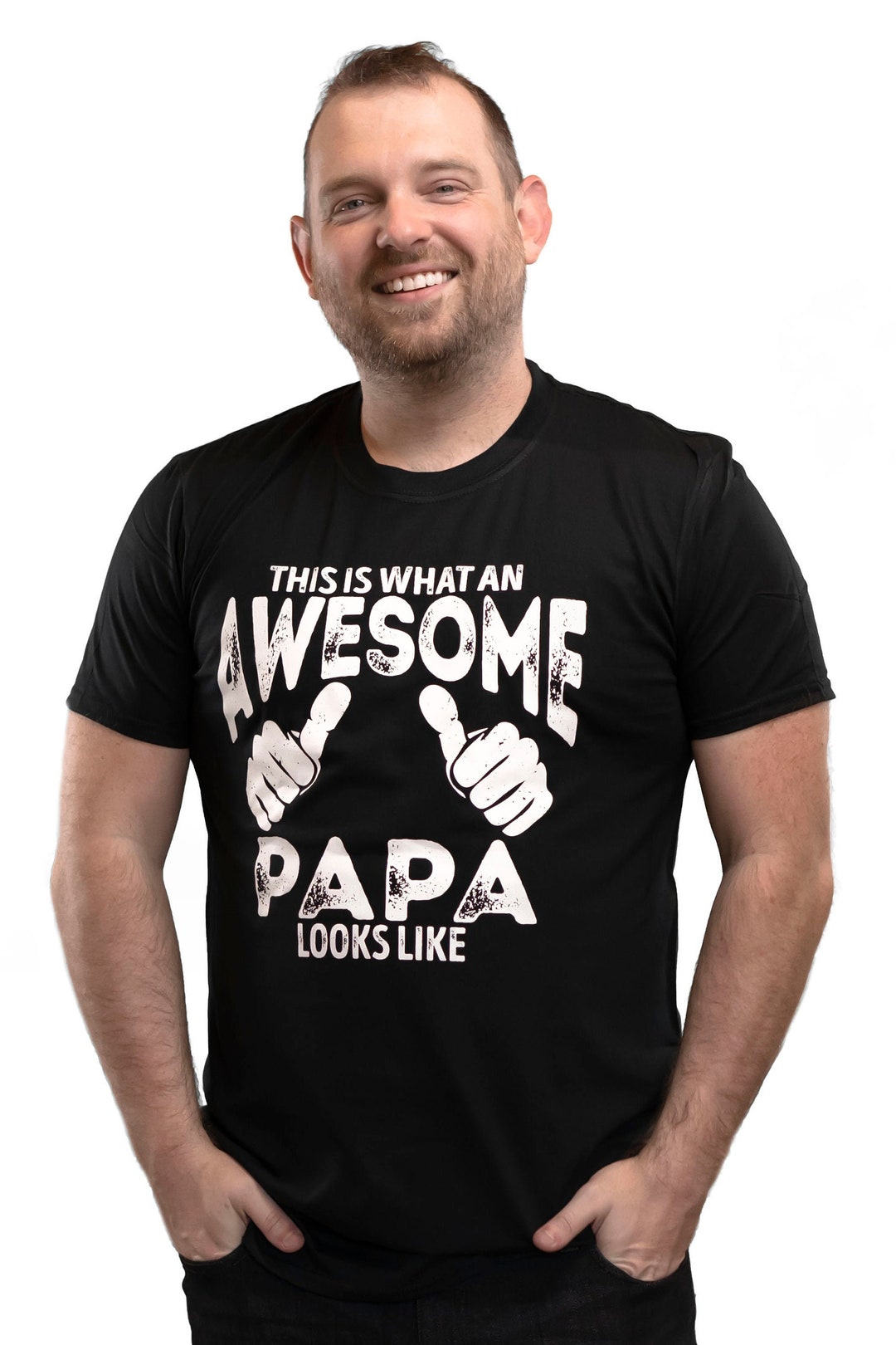 Awesome Papa T-shirt- Grandpa Gift - Etsy
