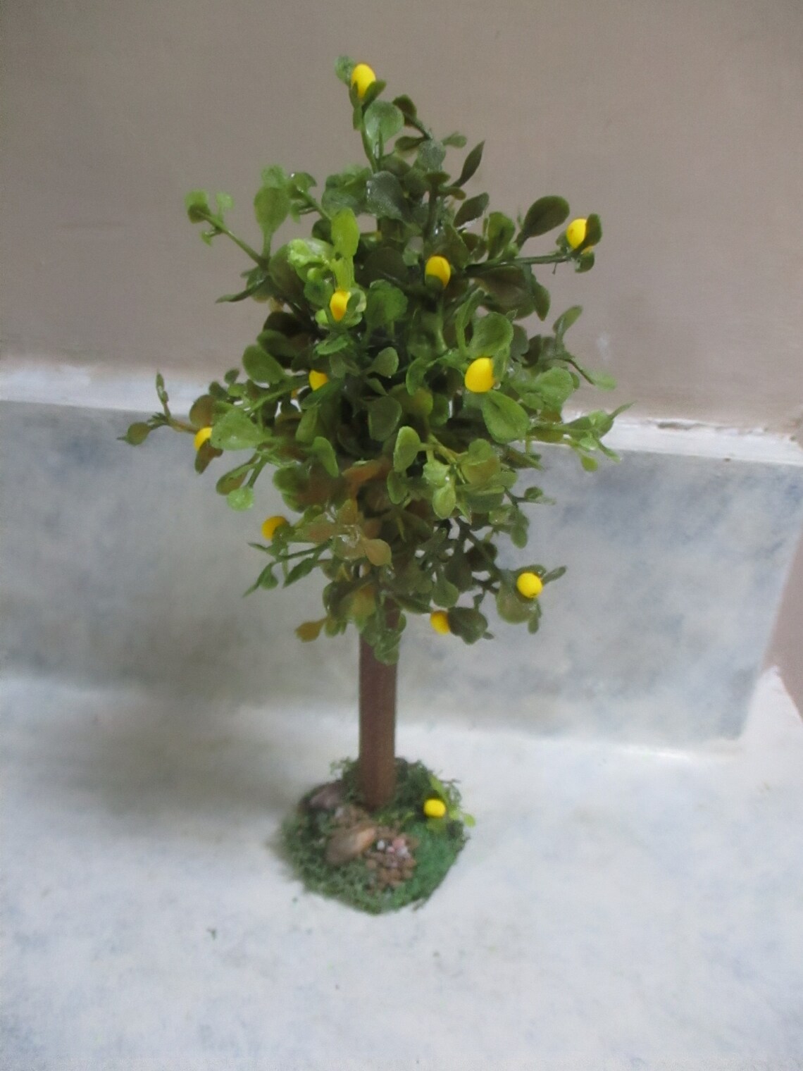 Miniature 6 Doll/dollhouse Lemon Tree/1 1/2 Wood - Etsy
