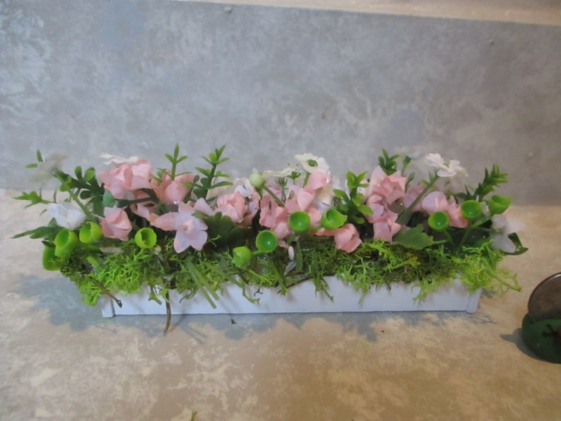5w Miniature Doll/dollhouse Window Box Polymer Pink - Etsy