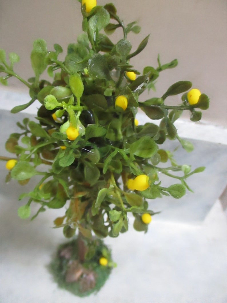 Miniature 6 Doll/dollhouse Lemon Tree/1 1/2 Wood - Etsy