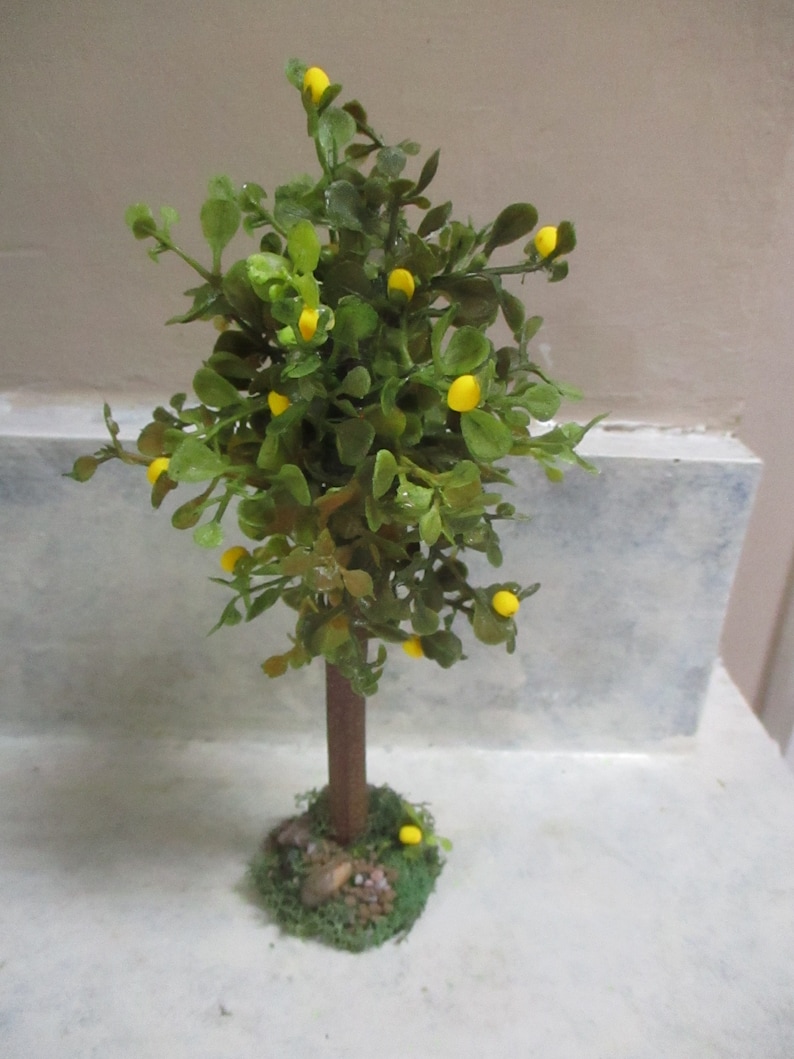Miniature 6 Doll/dollhouse Lemon Tree/1 1/2 Wood - Etsy
