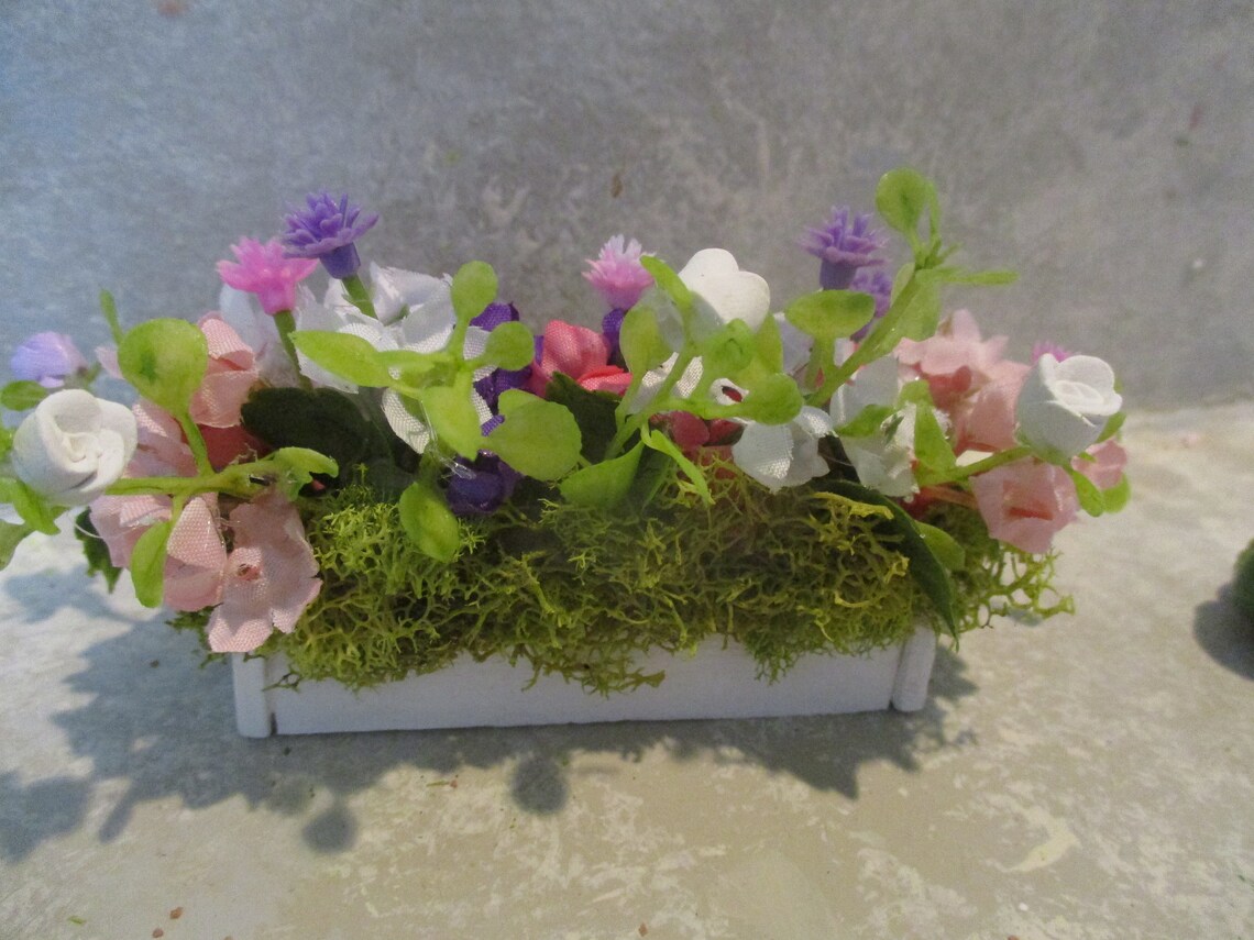 Miniature Doll/dollhouse 3 Window Box/assorted Silk - Etsy