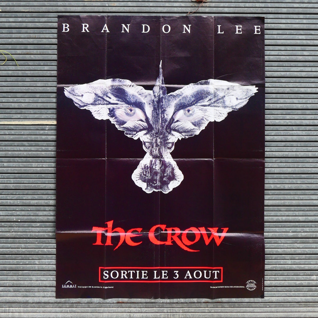Vintage Poster - the Crow – Movie - 1994 - Etsy