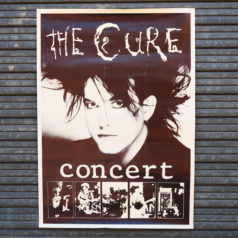 The Cure – Vintage Poster – 80’s - Etsy