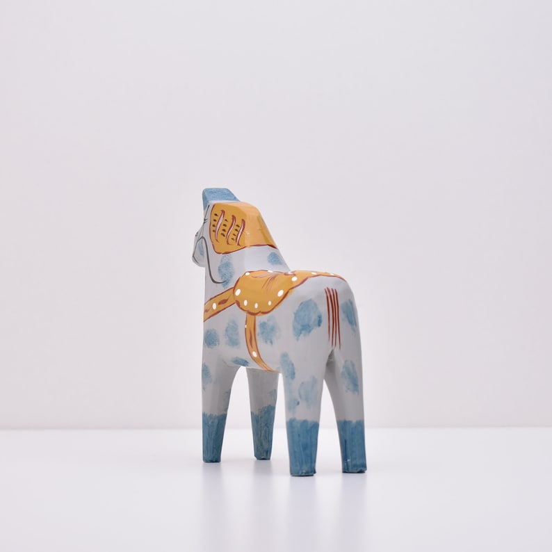 Hand-carved Dala Horse: Limited Edition Antique-inspired Swedish Decor ...