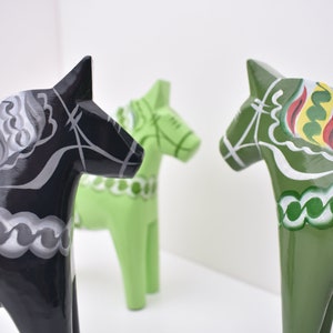 Handcrafted Dala Horse Figurine: Swedish Folk Art Decor - Etsy
