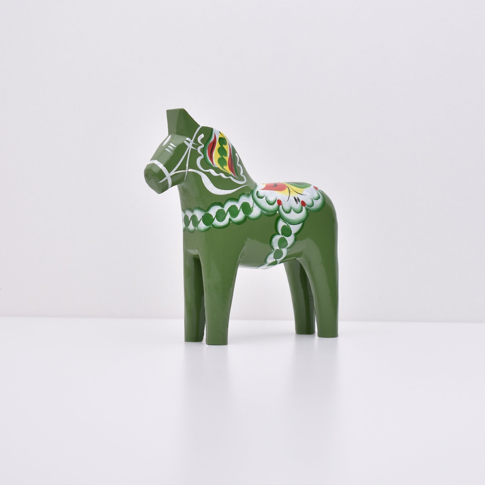 Handcrafted Dala Horse Figurine: Swedish Folk Art Decor - Etsy