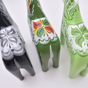 Handcrafted Dala Horse Figurine: Swedish Folk Art Decor - Etsy
