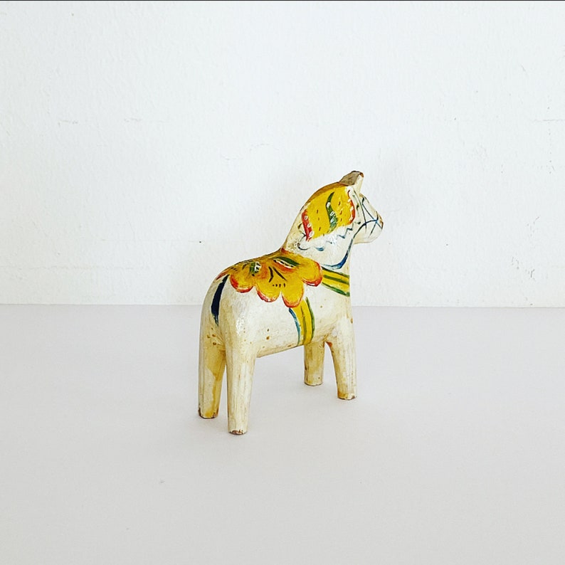 Vintage Hand-carved Dala Horse: Swedish Folk Art Decor - Etsy