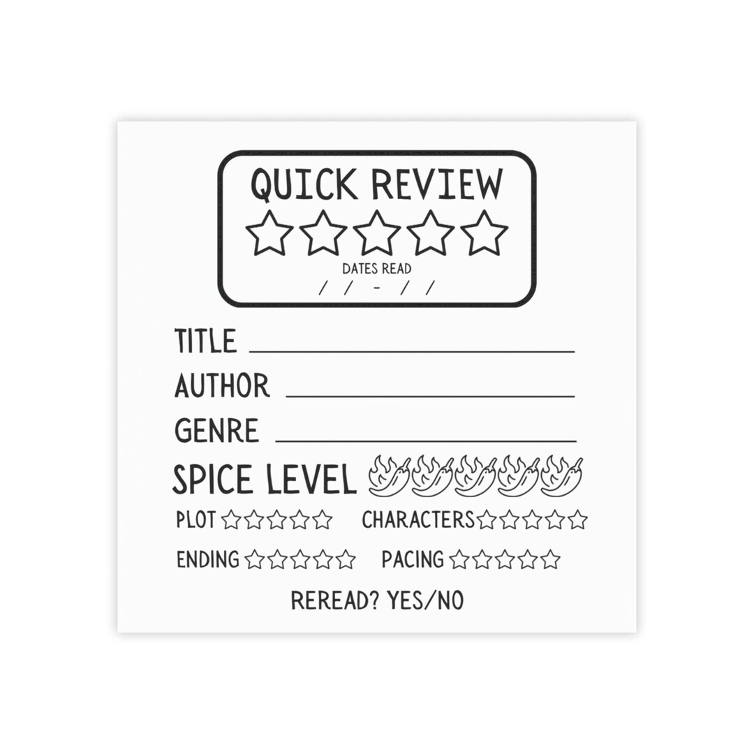 Book Review Sticky Notes | Booktok | Reading Journal | Annotations ...