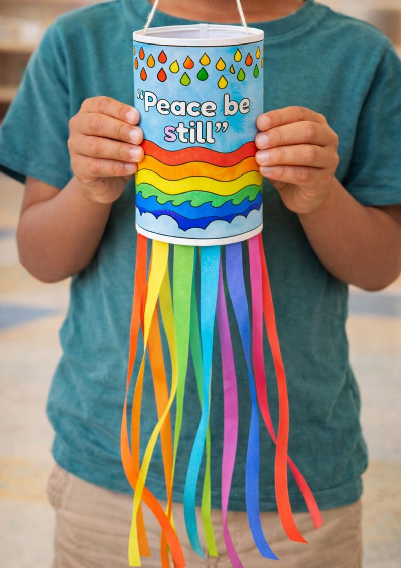 Jesus Calms the Storm Windsock Craft | Sunday School Printable (PDF ...