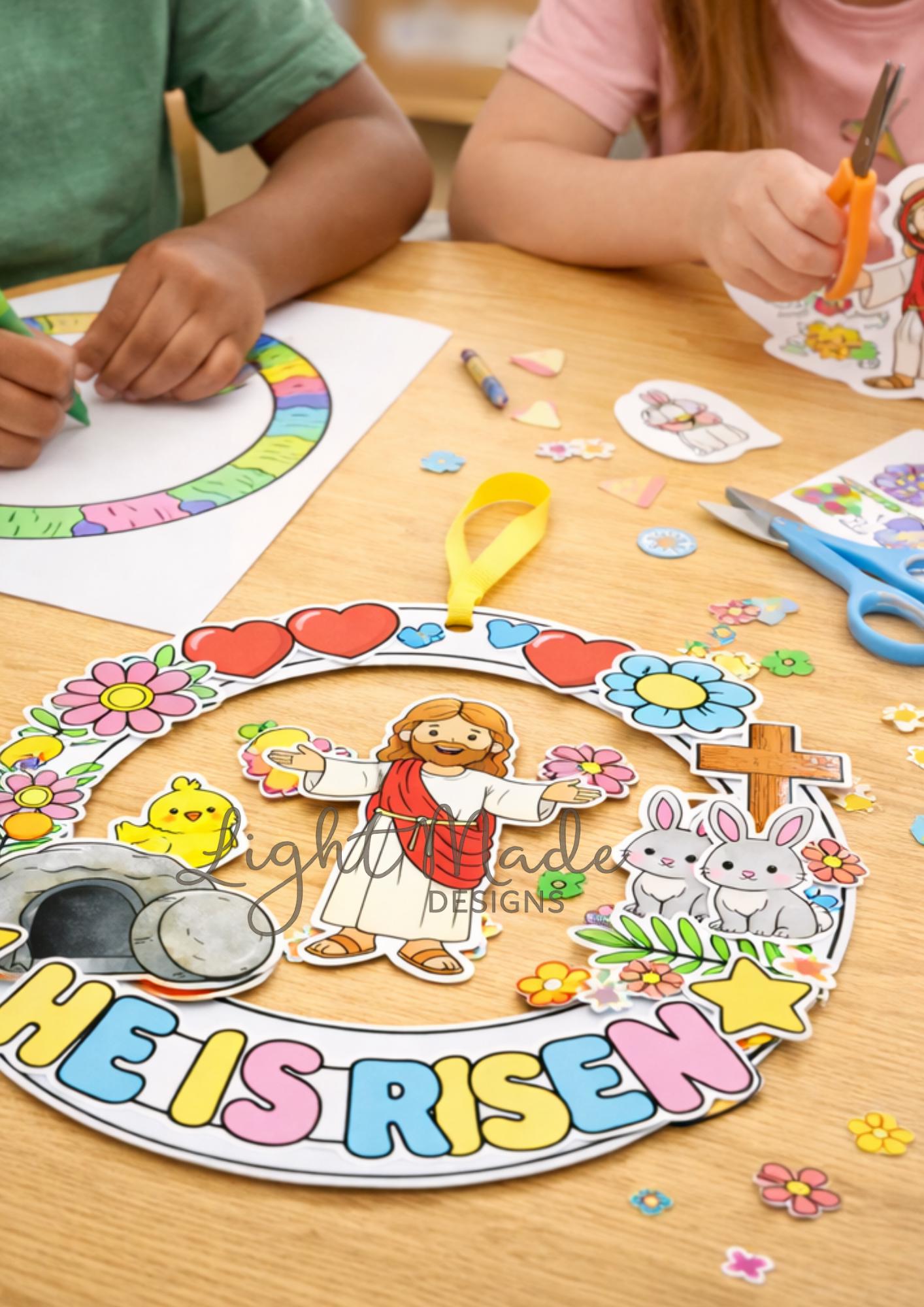 He is Risen Craft | Easter Christian | Jesus Resurrection Craft ...