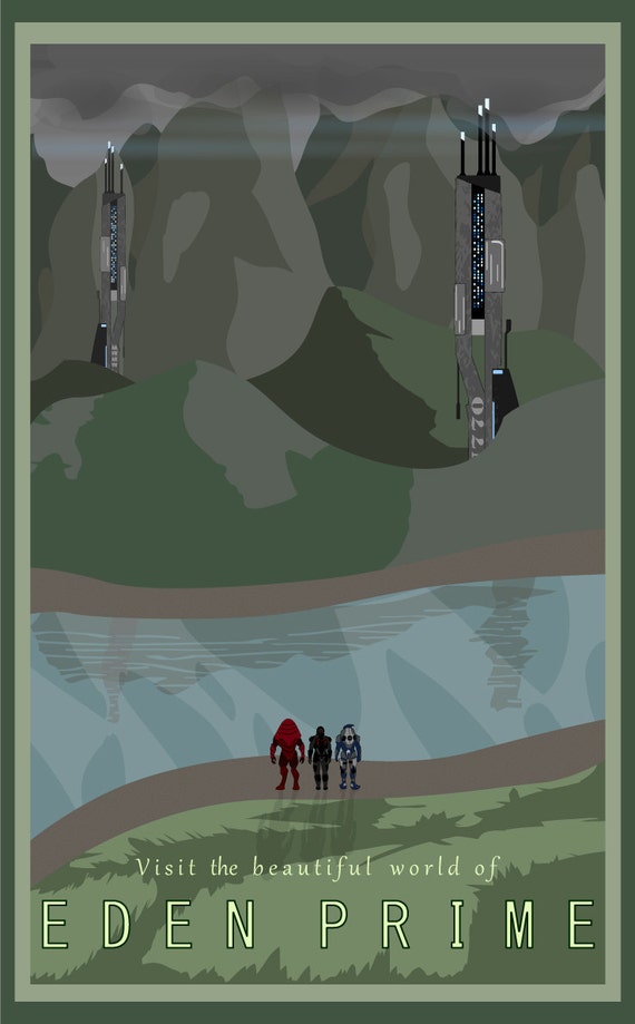 Mass Effect Eden Prime Poster Fan Art | Etsy