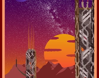 Mass Effect Citadel Poster Fan Art - Etsy