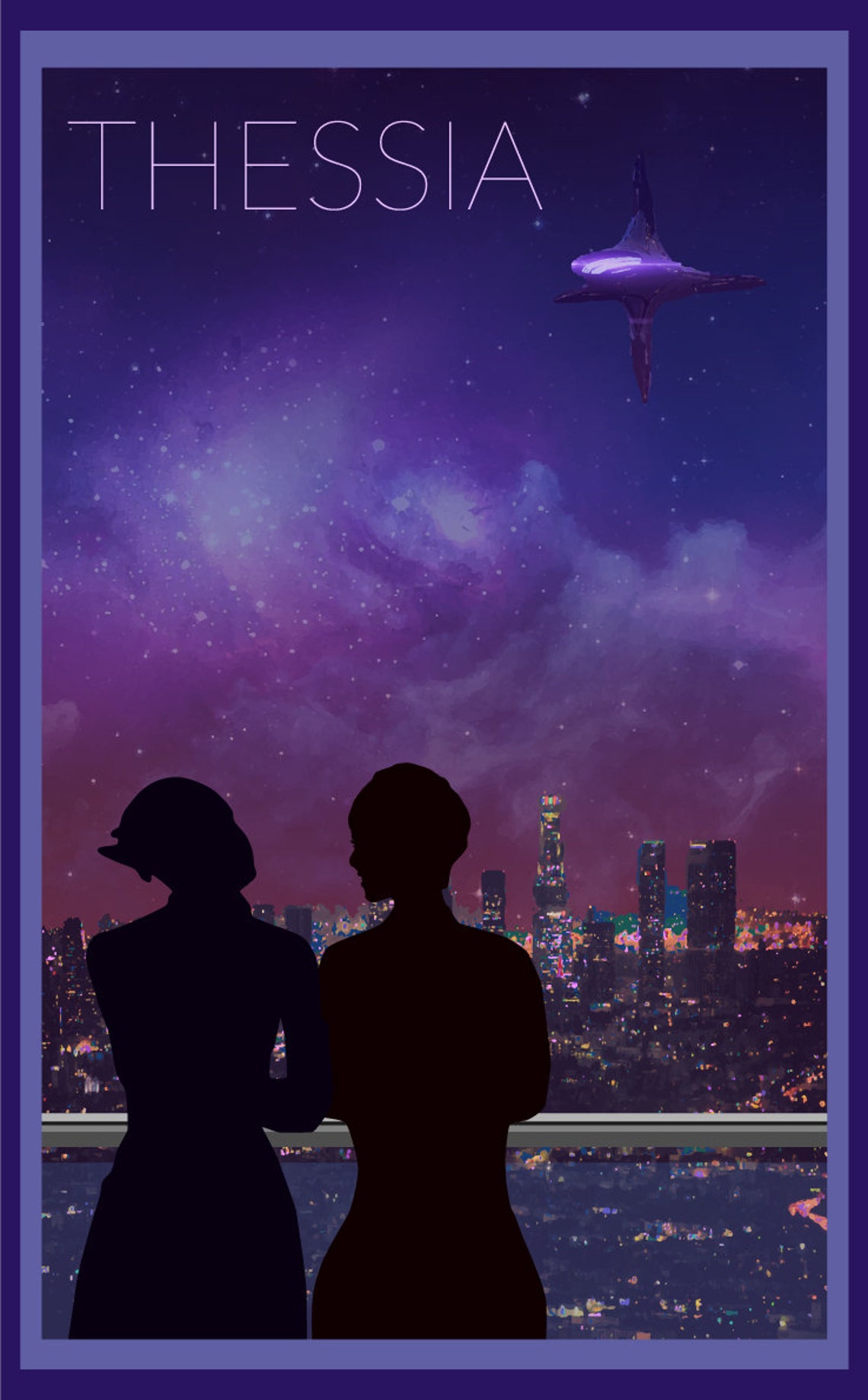 Mass Effect Thessia Poster Fan Art - Etsy UK