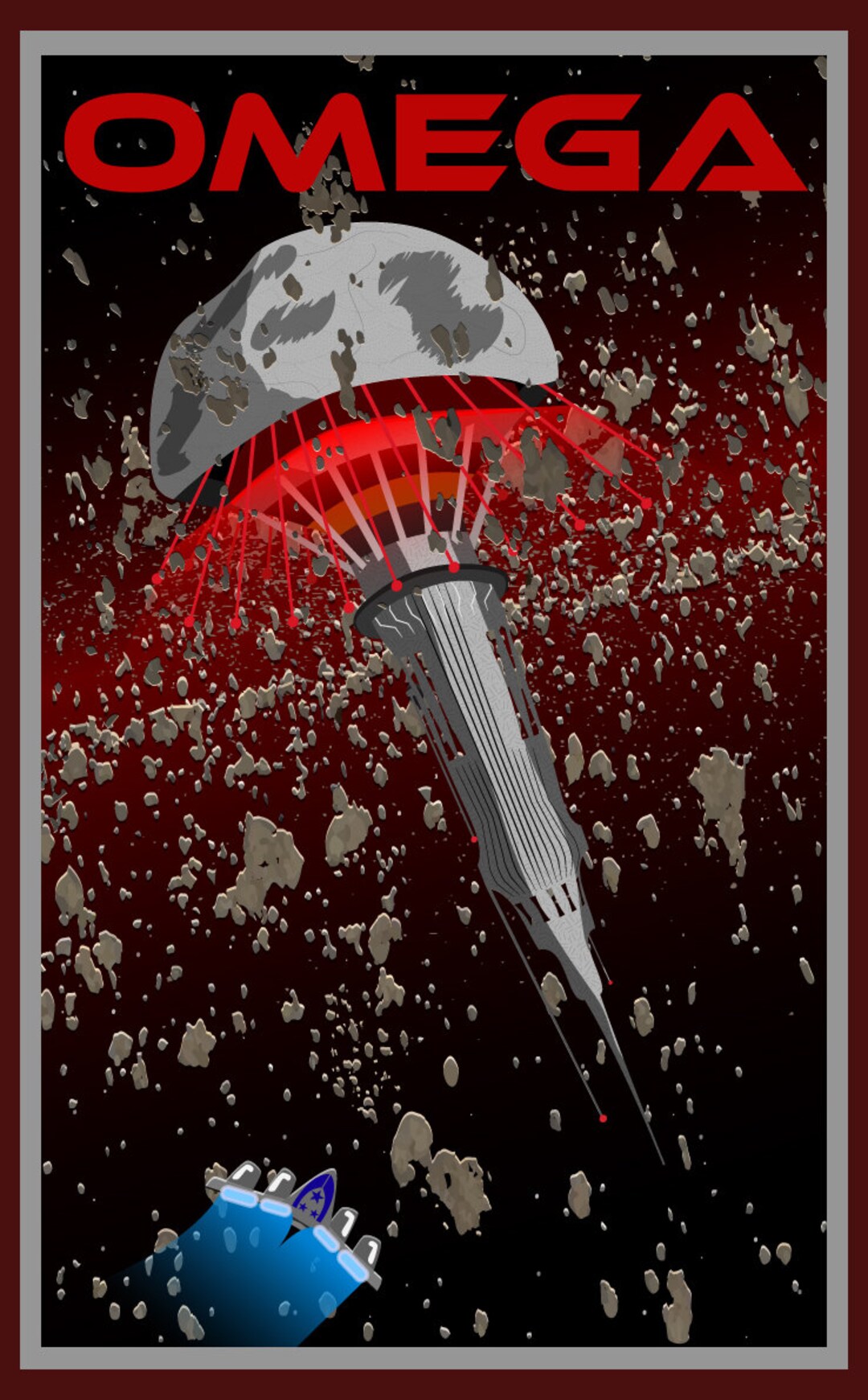 Mass Effect Omega Poster Fan Art - Etsy