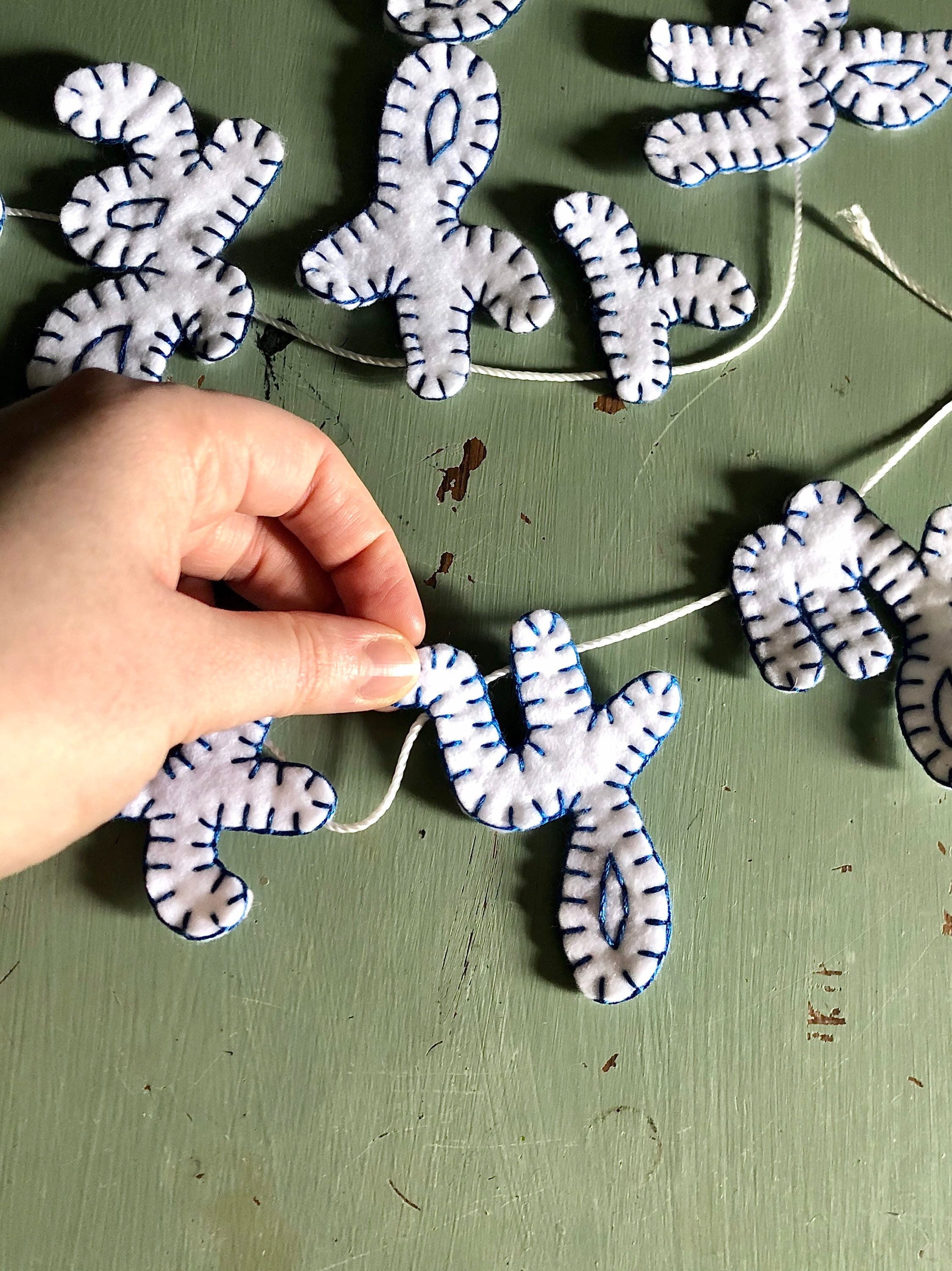 Cursive Alphabet Banner, Felt Garland, School Decoration, Abc Wall Art ...