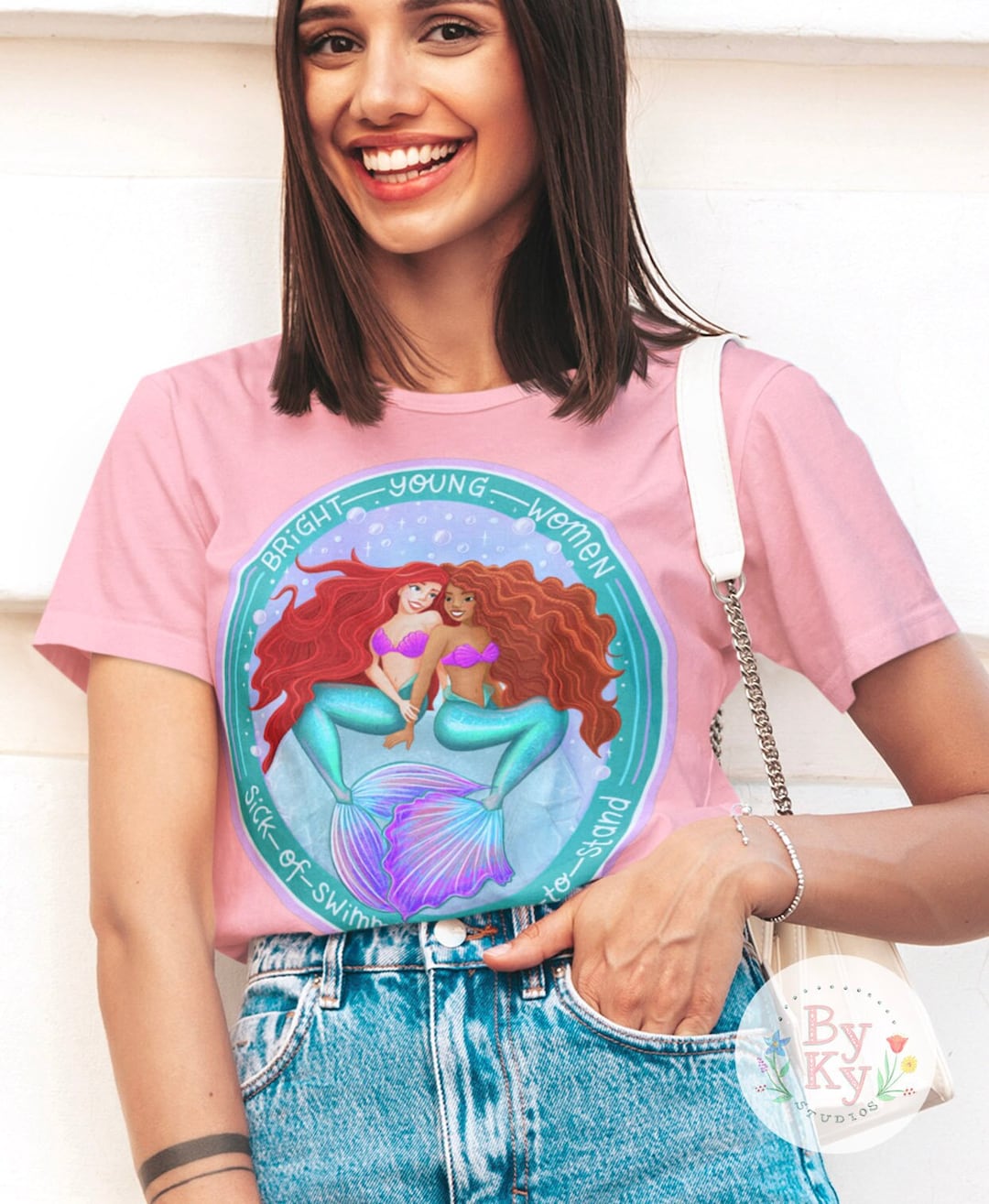 Bright Young Women Ariel Little Mermaid Princess Unisex Tee - Etsy