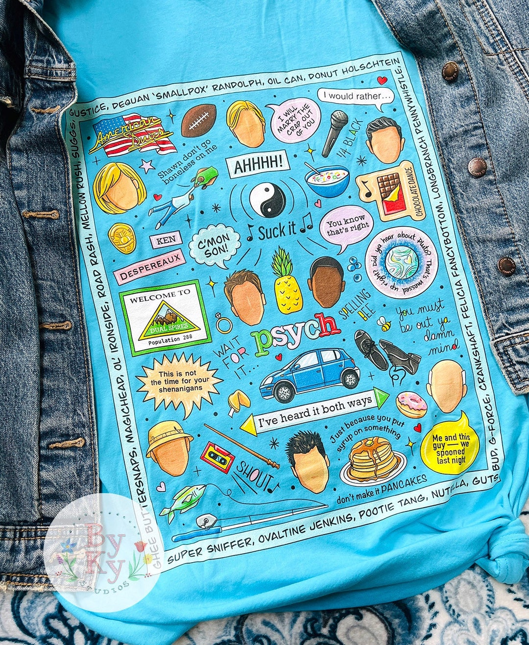 Psych Shawn and Gus Unisex Tee - Etsy