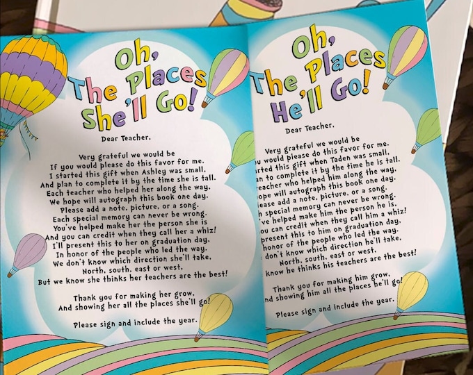Dr Seuss Themed Teacher Appreciation Printable From Child perfect for ...