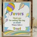 Party Favor Sign Graduation Birthday Baby Shower End of - Etsy