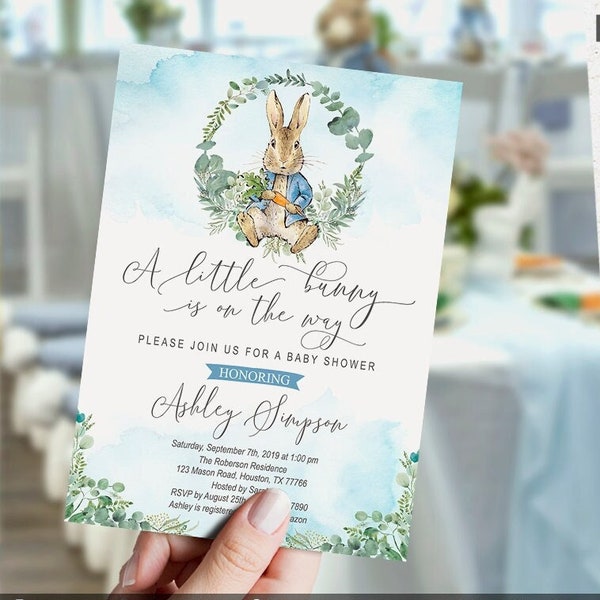 Peter Rabbit Baby Shower Bundle - Etsy