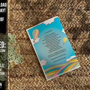 2025 PROMOTION Program, Hot Air Balloon, Adventure Awaits, Kindergarten ...