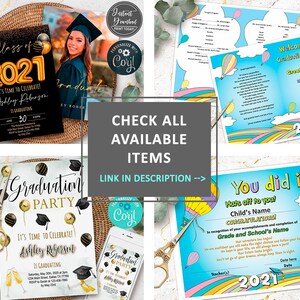 Preschool Graduate Banner Hot Air Balloon Graduation Decor - Etsy